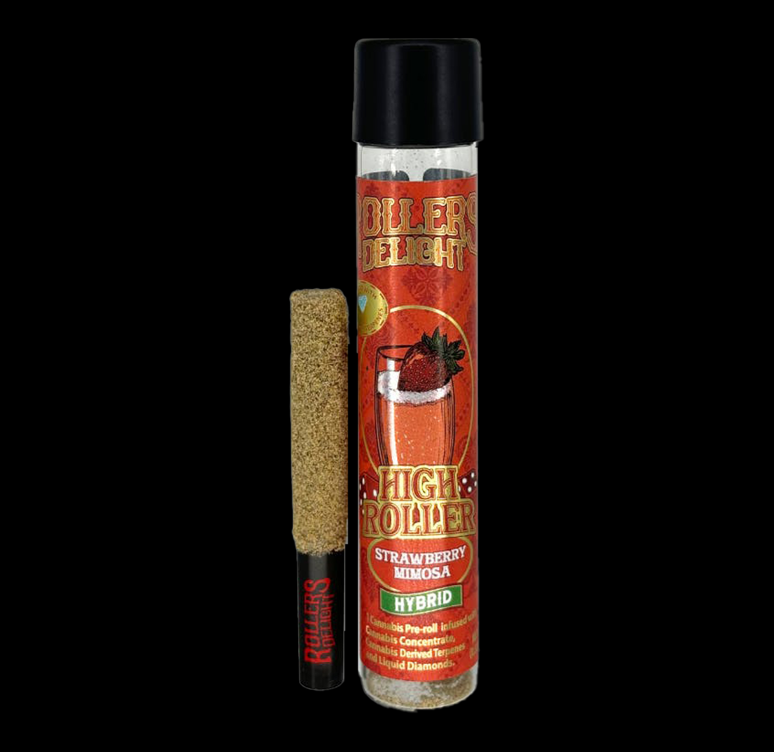 Rollers Delight | High Roller | Blue Curacao | Infused Preroll | 1g ...